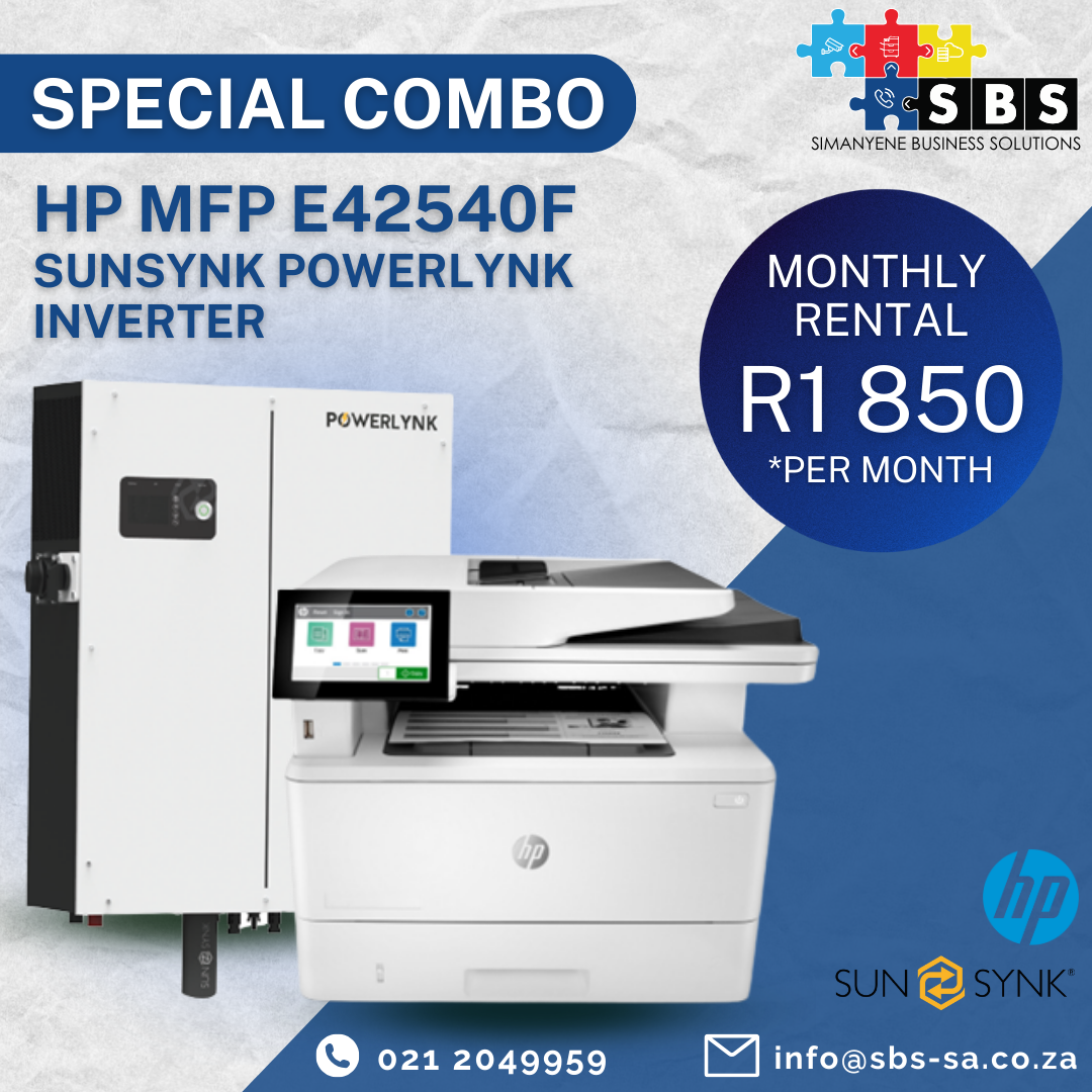 E42540F and Sunsynk Powerlynk Inverter - SBS-SA